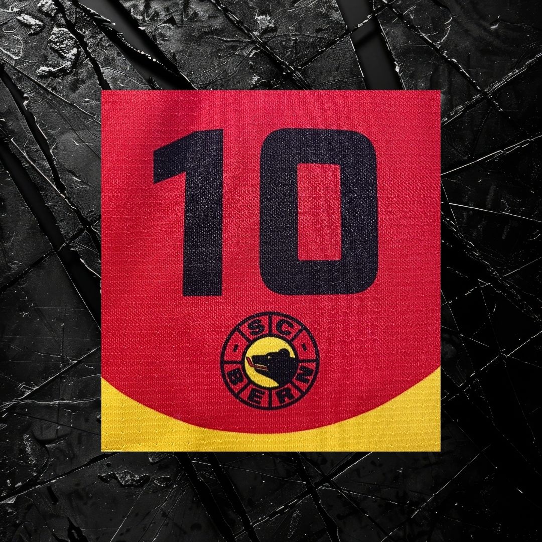 Matchworn Dress Jubiläumsspiel #10 Tristan Scherwey – SCB Eishockey AG